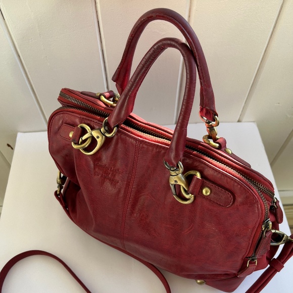 JLP Melbourne | Bags | Jlp Melbourne Australian Leather Red Emile ...